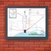 Boston MBTA Subway Map Original Poster/art Print - Etsy