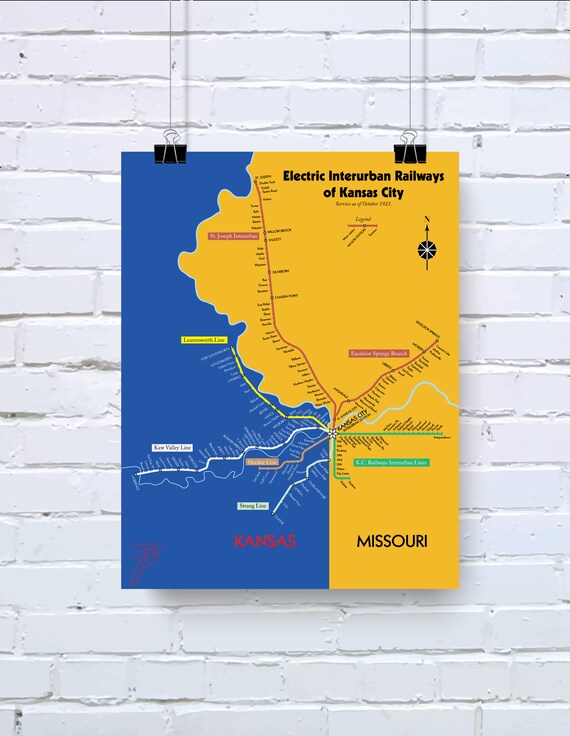 Mapa Del Tranvía De Kansas City