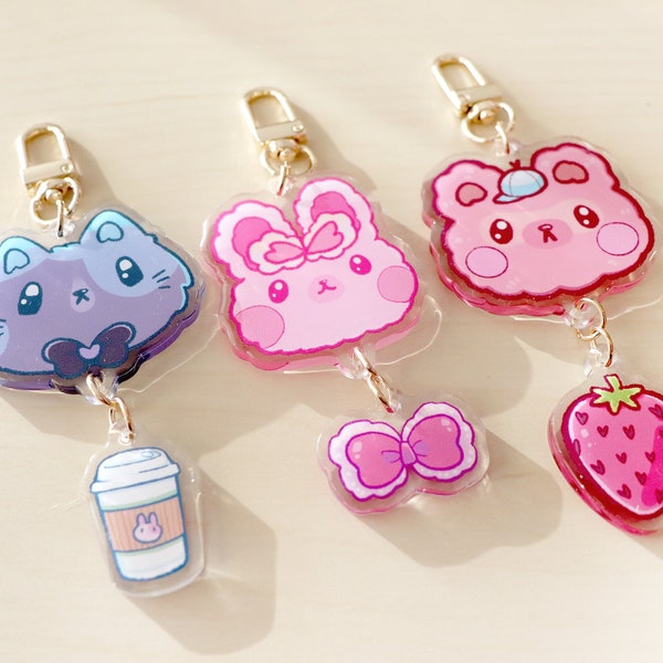Kawaii Keychain - Etsy