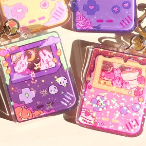 Cute Gameboy Keychain 2nd Set Gamer Girl Game Boy Kawaii Keychain ...