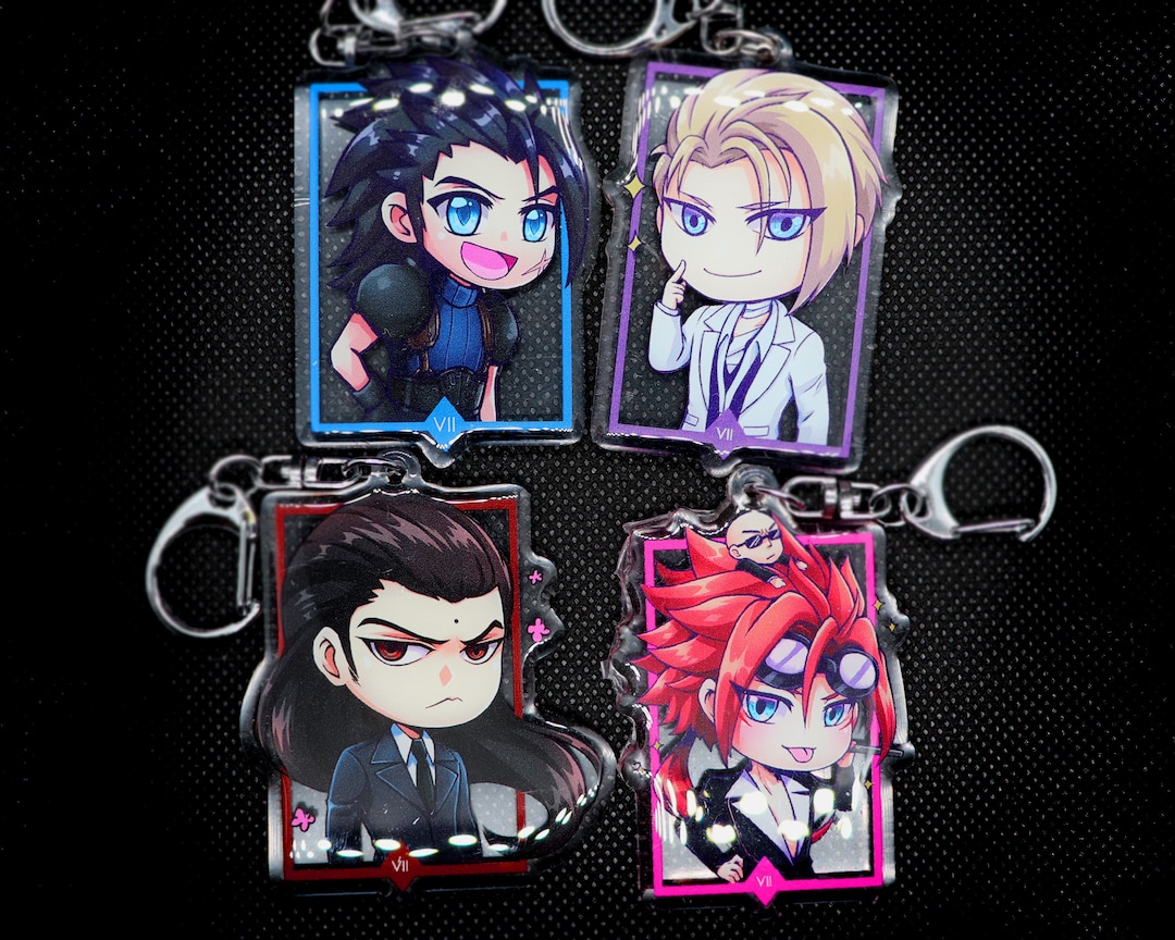 Final Fantasy 7 Charms (rufus, Reno, Tseng, Zack) - Final Fantasy VII ...