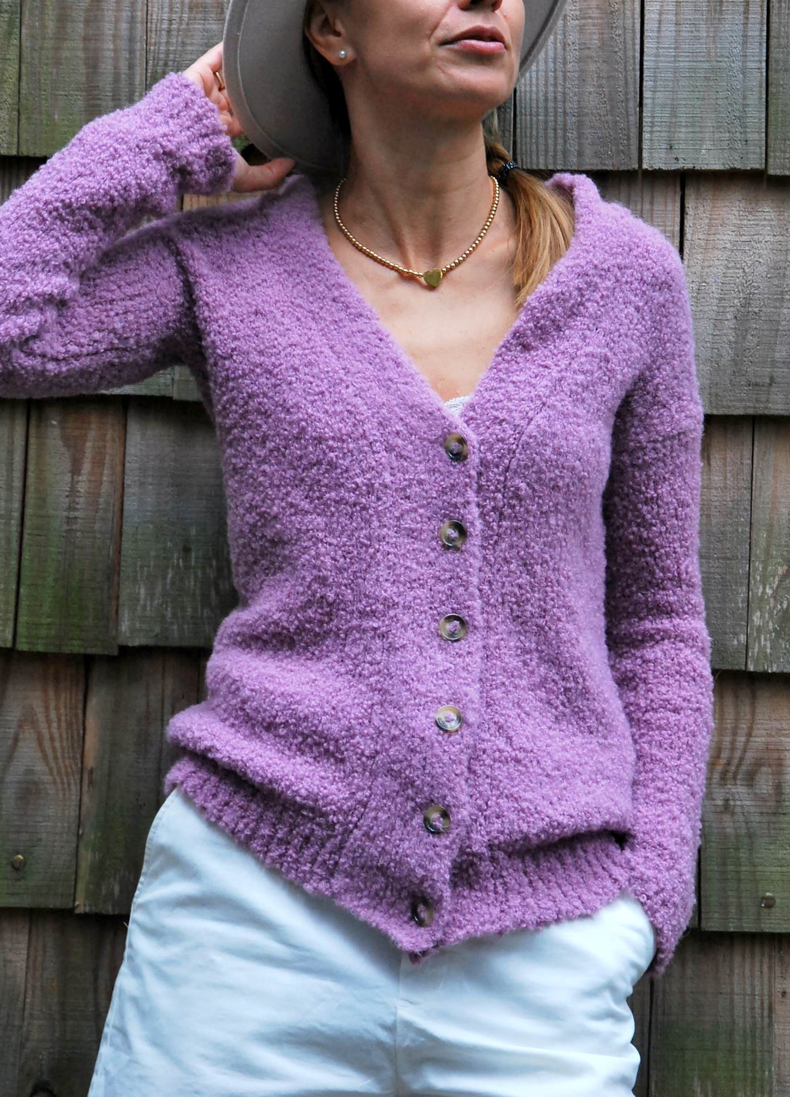 Alpaca Wool Cardigan Soft Alpaca Bubble Sweater Pink Chunky - Etsy