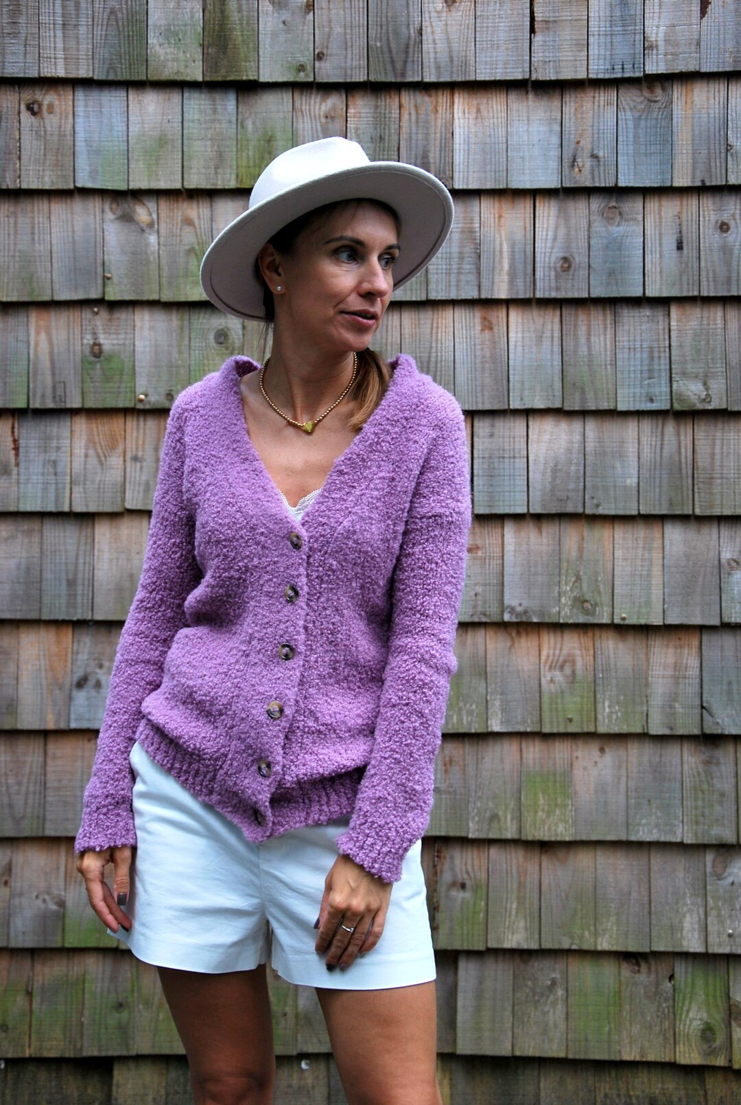 Alpaca Wool Cardigan, Soft Alpaca Bubble Sweater, Pink Chunky Knit ...