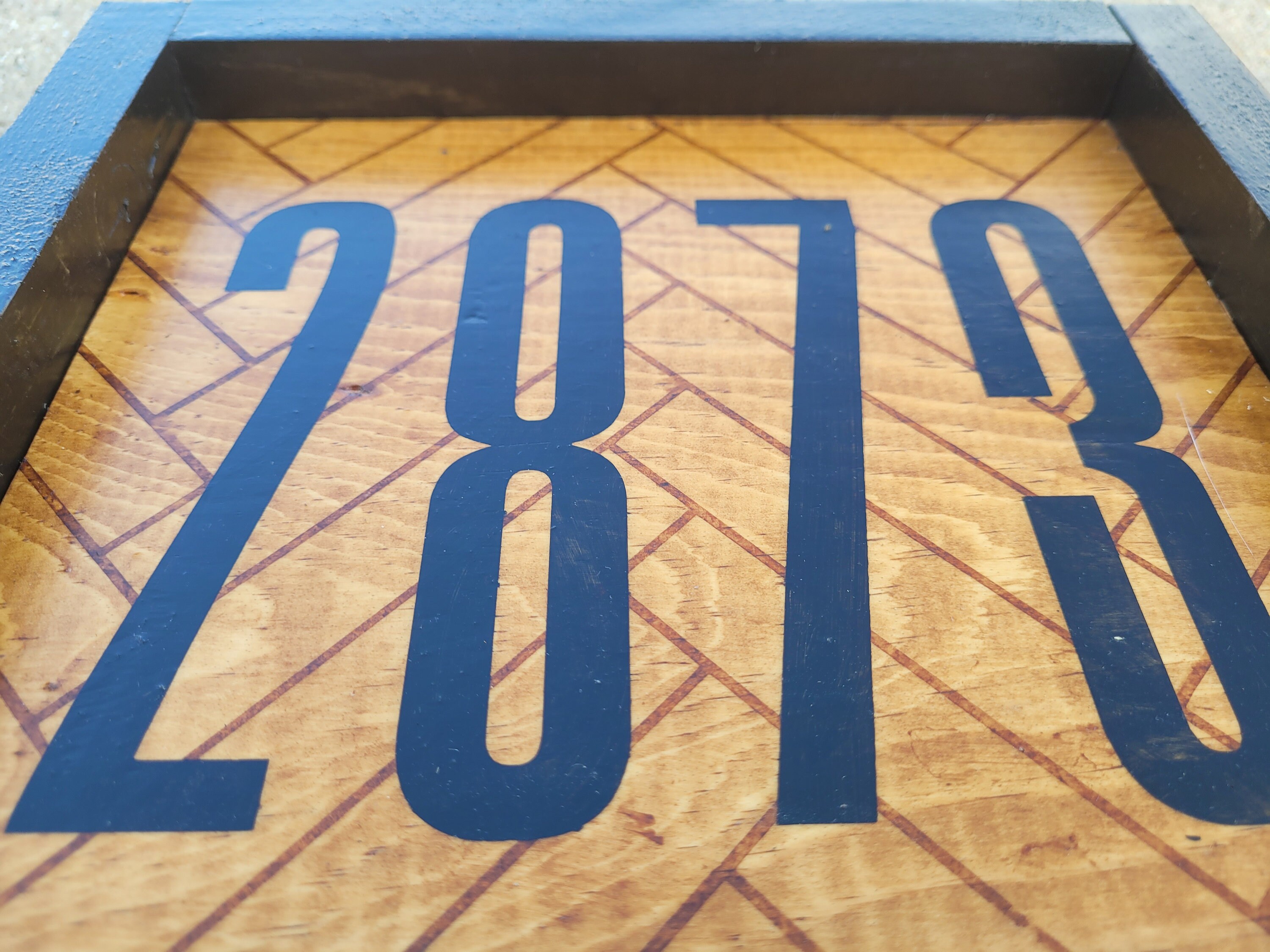 Modern Address Plaque House Number Sign Modern Curb Appeal Address ...