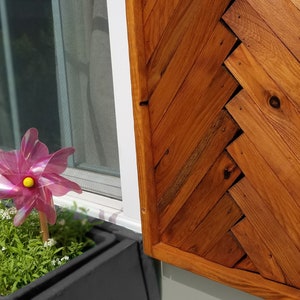 Herringbone Shutters - Chevron Shutters - Modern Farmhouse Shutters ...