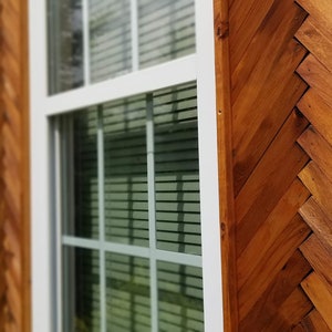 Herringbone Shutters - Chevron Shutters - Modern Farmhouse Shutters ...
