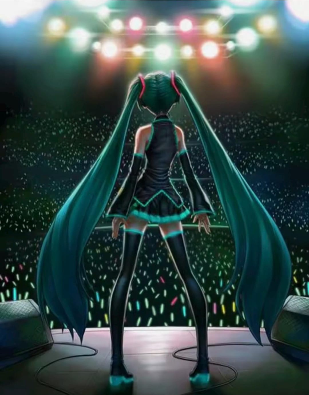 5D Diamond Art Kit | Hatsune Miku "stage Glow" | 30x40cm Frameless - Etsy