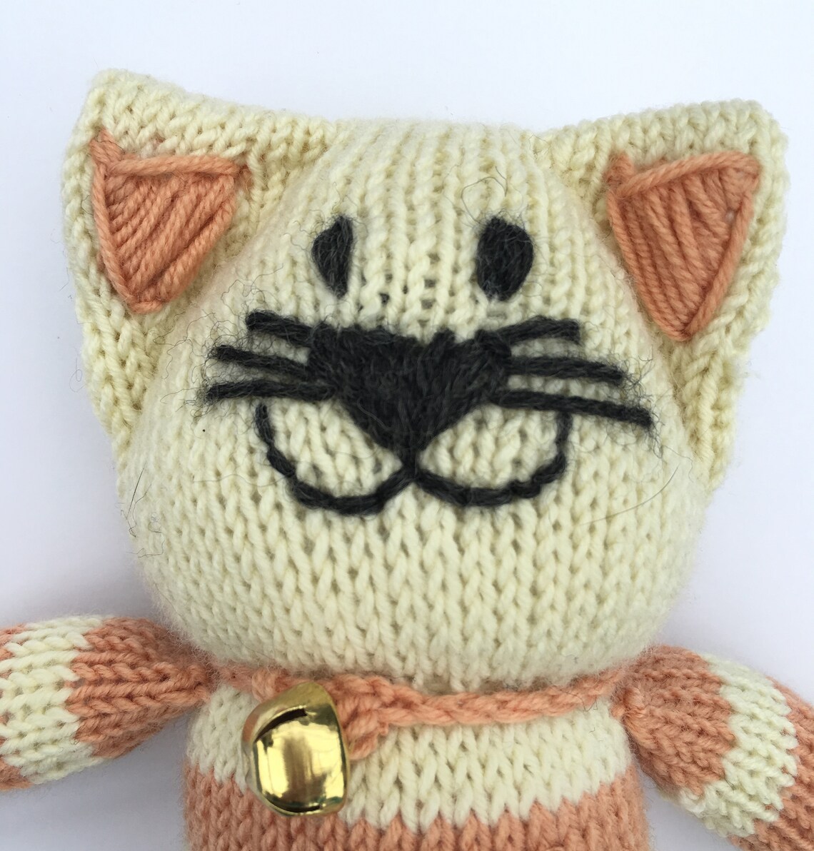Knitted Cat Pattern: Easy Knit Happy Cats - Etsy