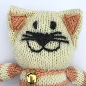 Knitted Cat Pattern: Easy Knit Happy Cats - Etsy UK