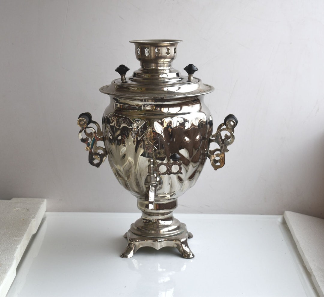 Vintage 3 Liters Samovar Electric Teapot Tea Coffee Pot 1970 Tula USSR ...