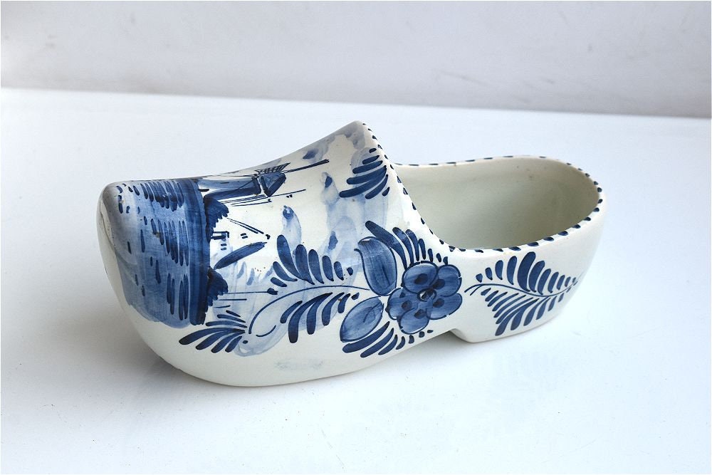 Vintage Large Holland Dutch Delft Shoes Porcelain Wall Hanging - Etsy