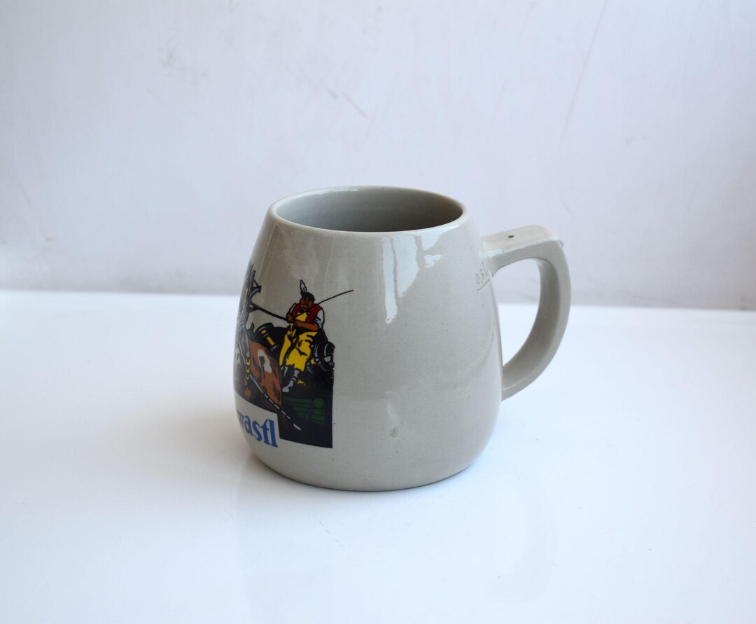 Vintage Brauwasfl Marzi Remy Stoneware Ceramic Beer Stein Mug \ Large ...