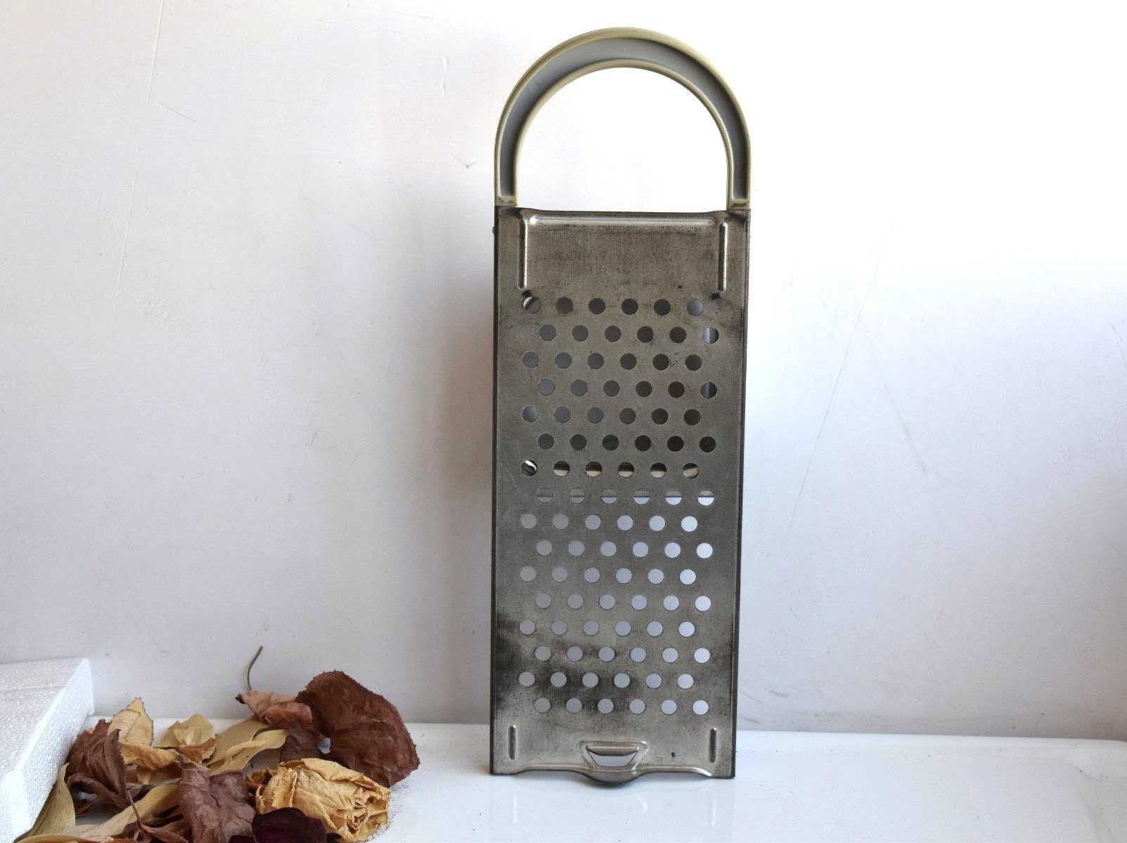 Vintage Large Metal Slide Vegetable Grater Hanging Rustic Kitchen ...