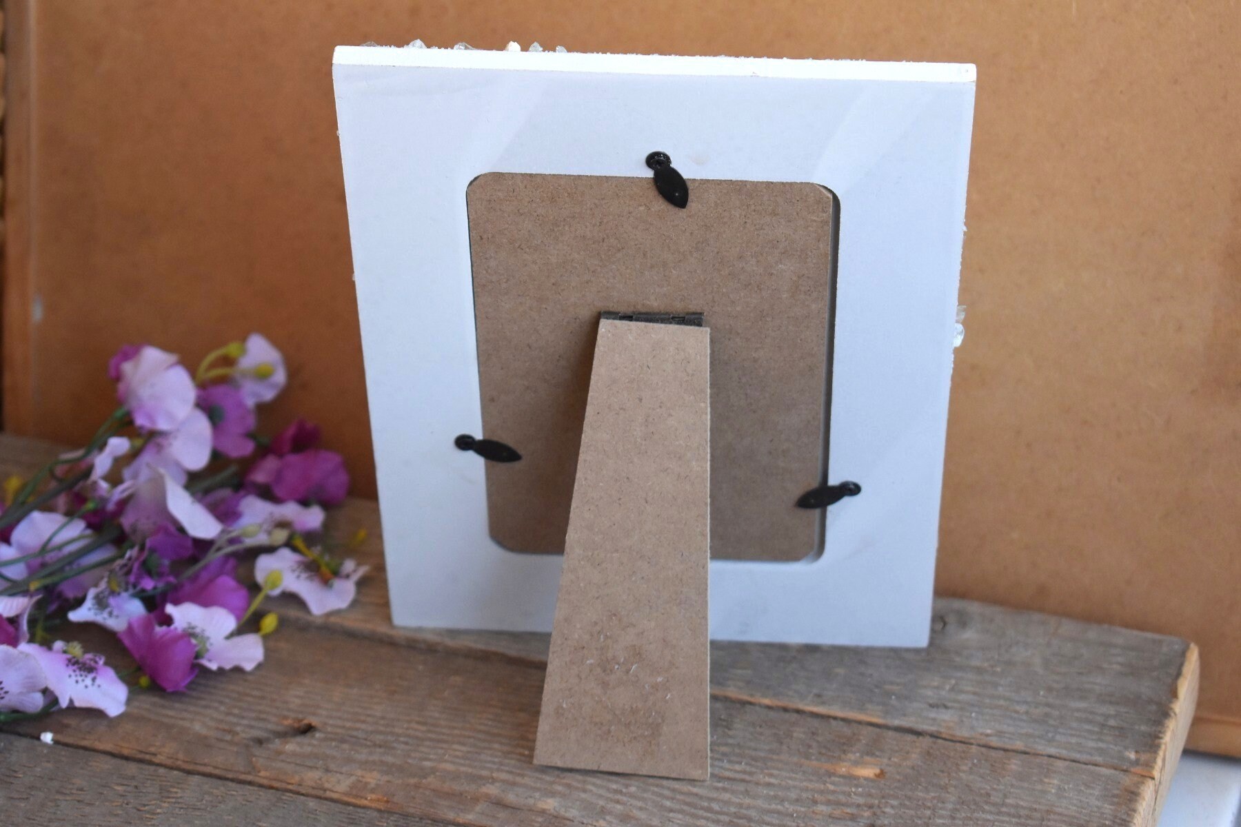 Seashell Encrusted Frame Photo Picture White Blue Sea Shell - Etsy