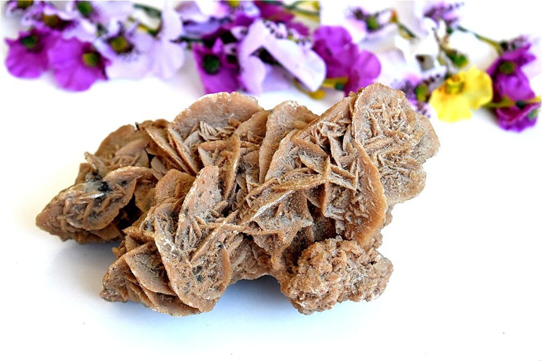 530 G Sand Desert Rose Selenite Cluster Crystal Specimen Gypsum Large ...