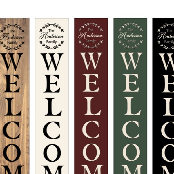 Welcome Stencil - Etsy