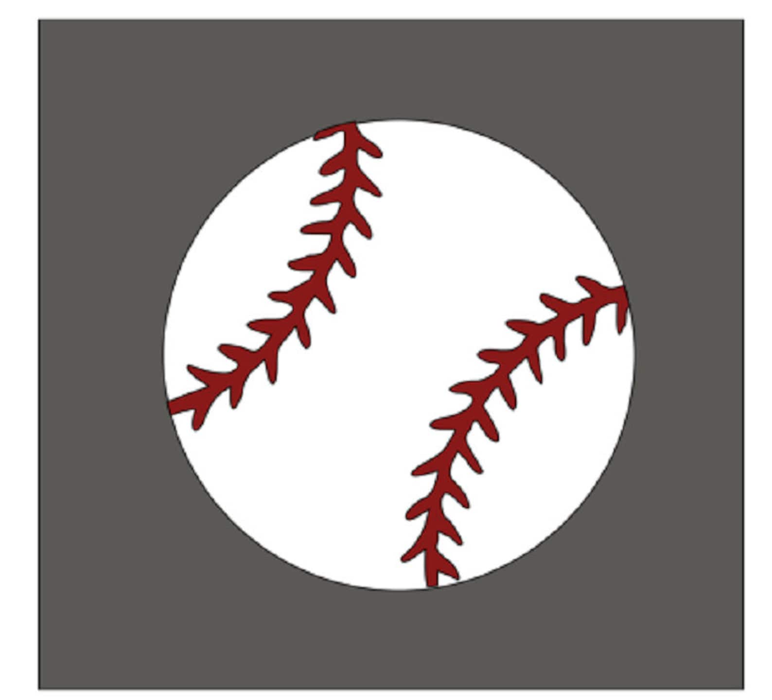 BASEBALL STENCIL craftingsign Makingpainting - Etsy