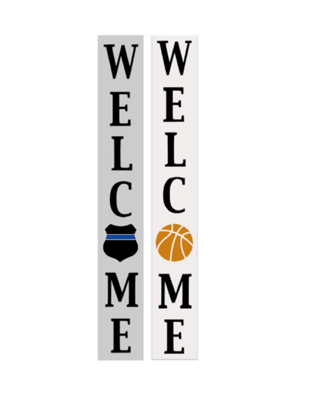 WELCOME STENCIL . Sets for 4 Foot Signs. Reusable. Porch - Etsy