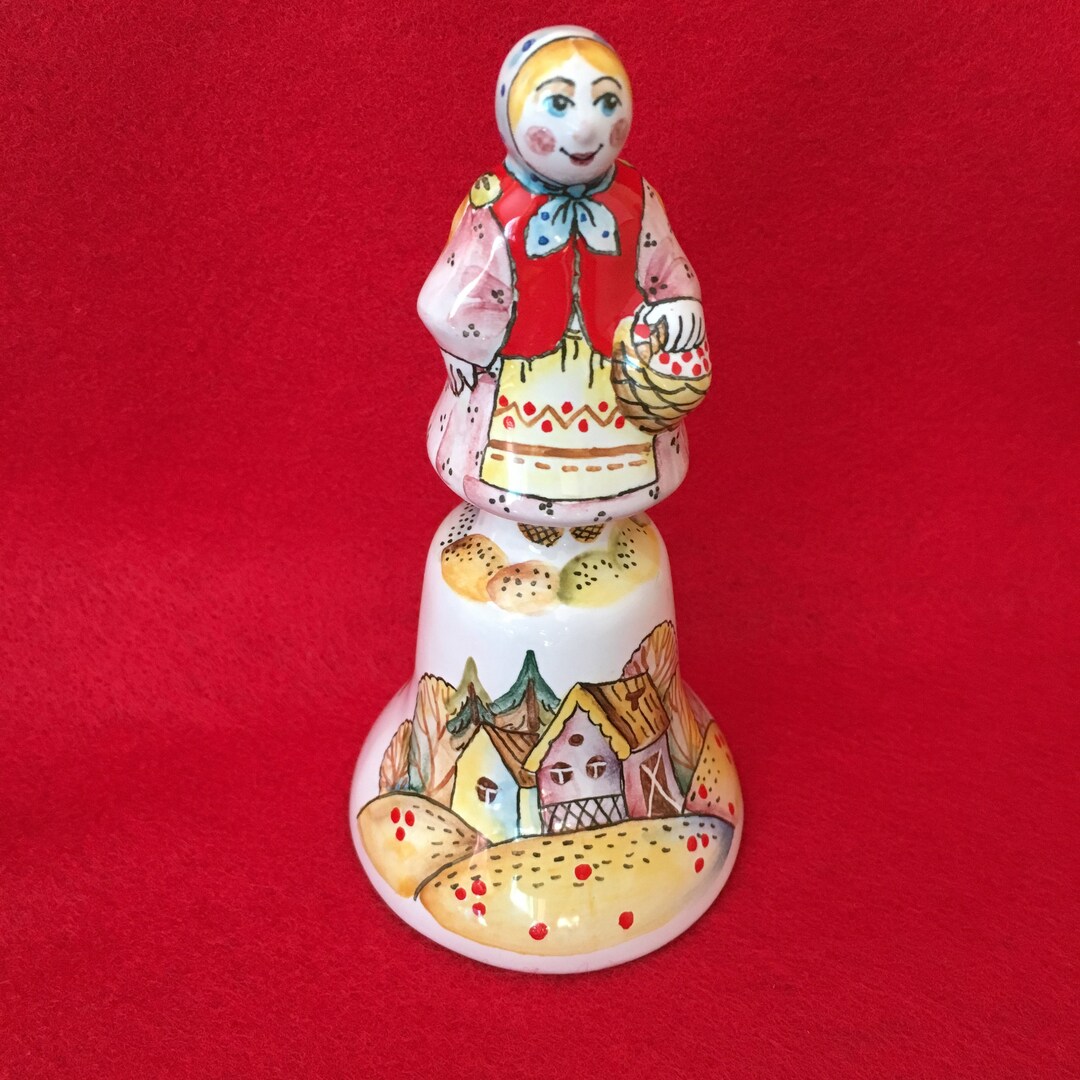 Vintage Russian Bell, Woman-shaped - Etsy