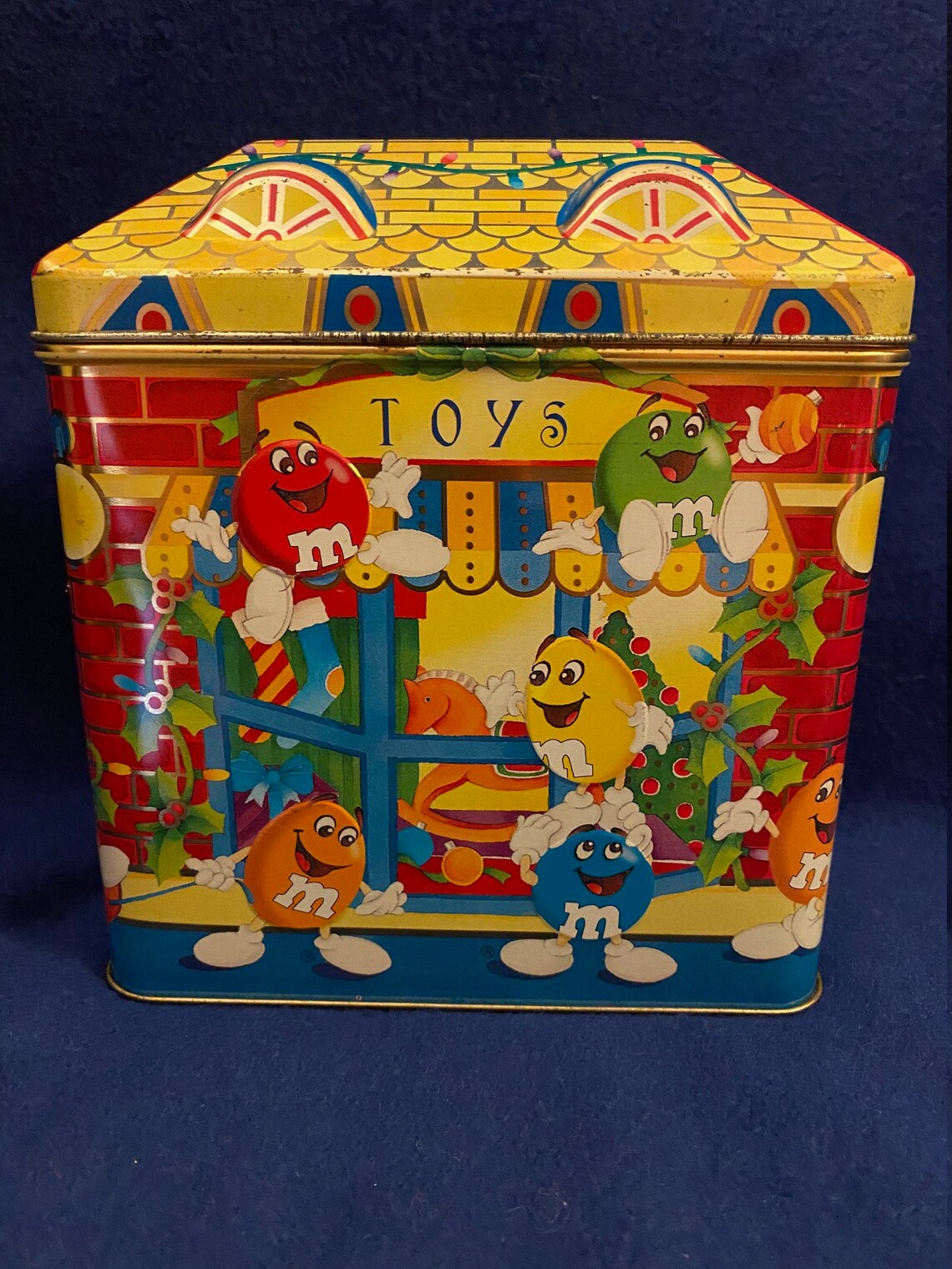 1996 M&m's Toy Shop Tin 3 - Etsy