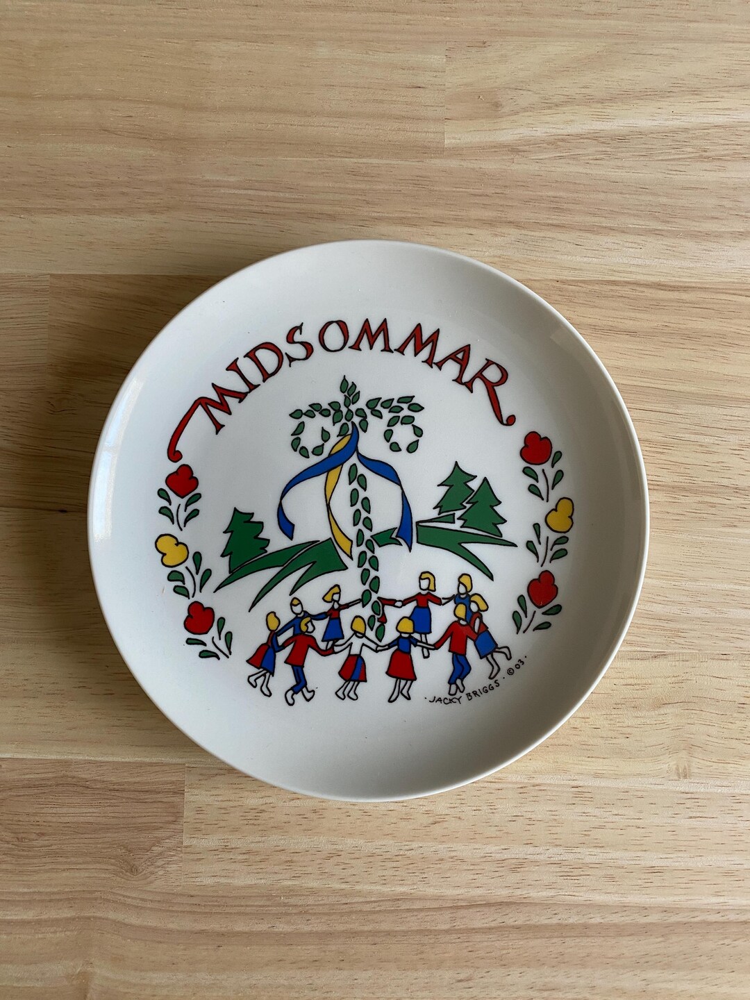 Midsommar Plate - Etsy