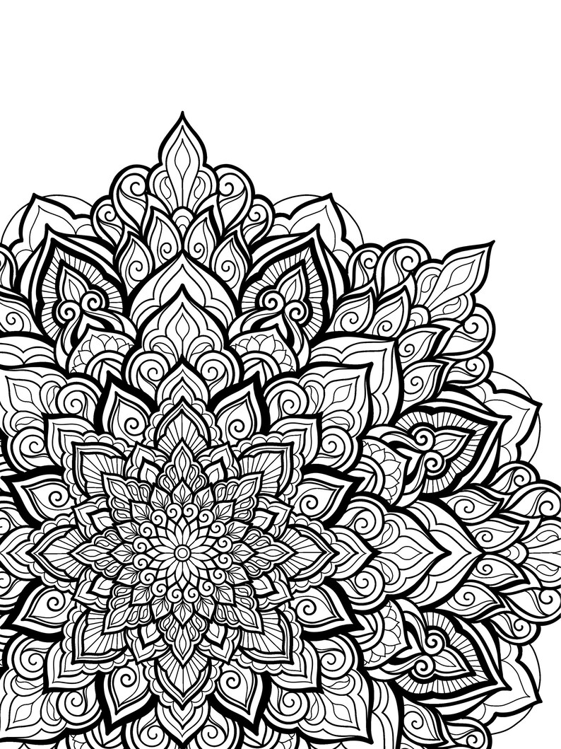 Mandala Fine Art Poster Print - Etsy