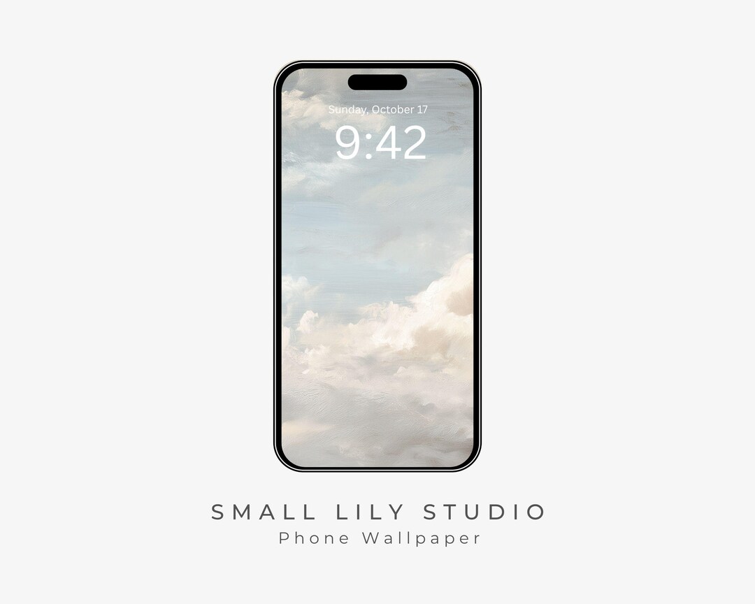 Dreamy Clouds Phone Wallpaper, Cloudy Blue Sky iPhone Wallpaper ...