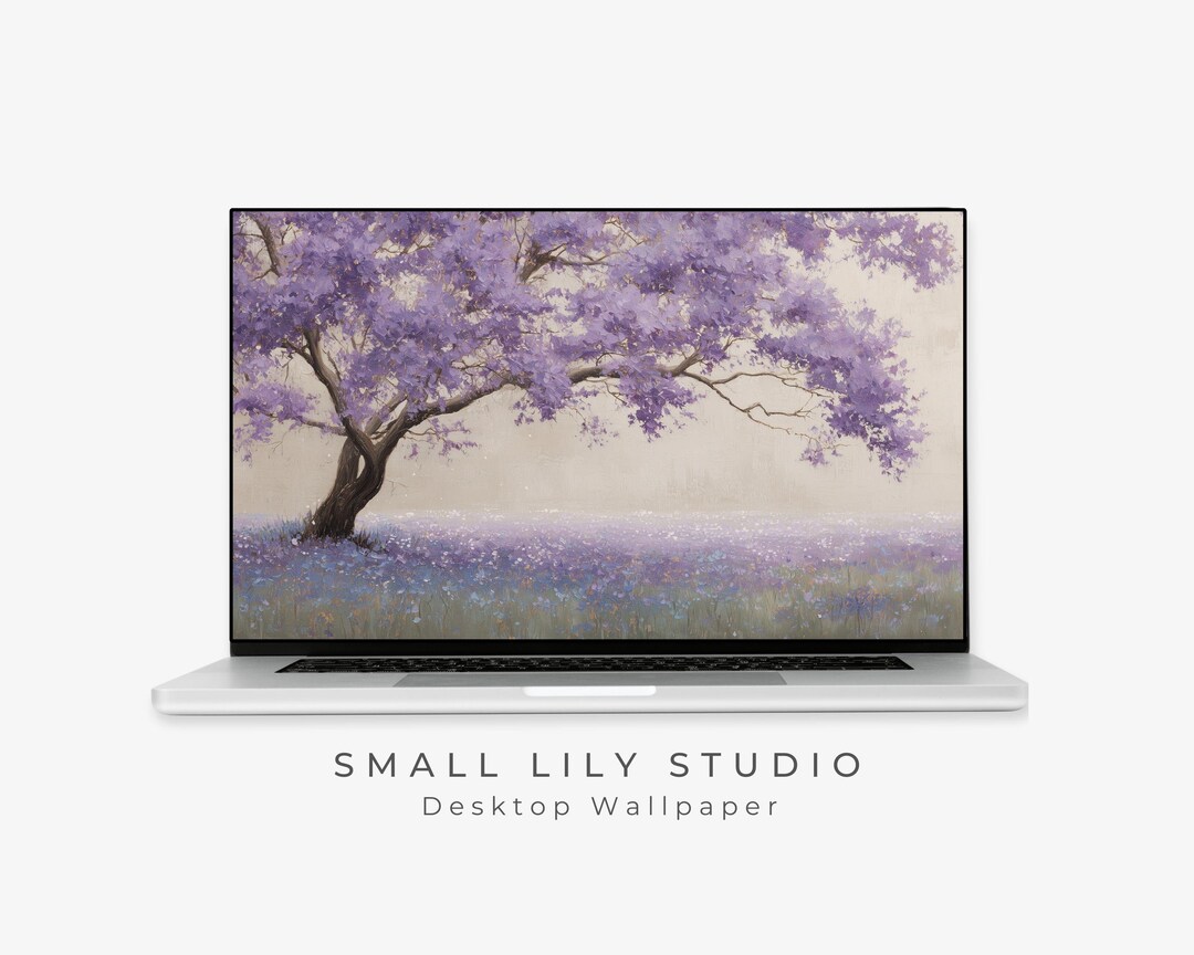 Jacaranda Tree Desktop Wallpaper, Purple Flowers MacBook Wallpaper ...