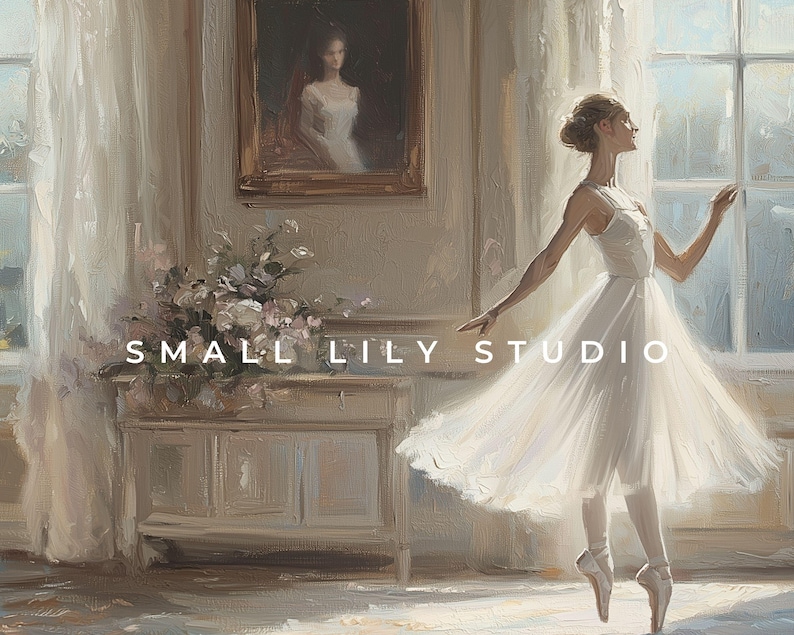 FRAME TV Art Ballerina Dancing, Samsung Frame Tv Art Ballet Dancer ...