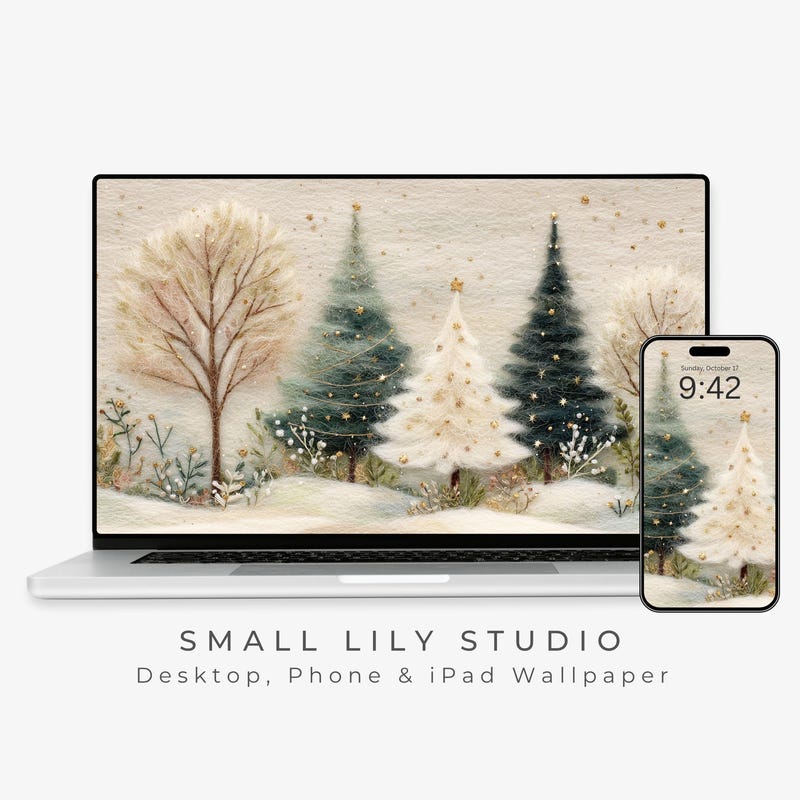 Felted Wallpaper Desktop - Etsy