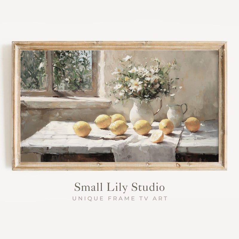 Lemon Print and Frame - Etsy