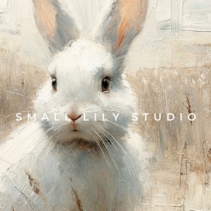 PRINTABLE Rustic Rabbit Print, Farmhouse Rabbit Wall Art, Cute Bunny in ...