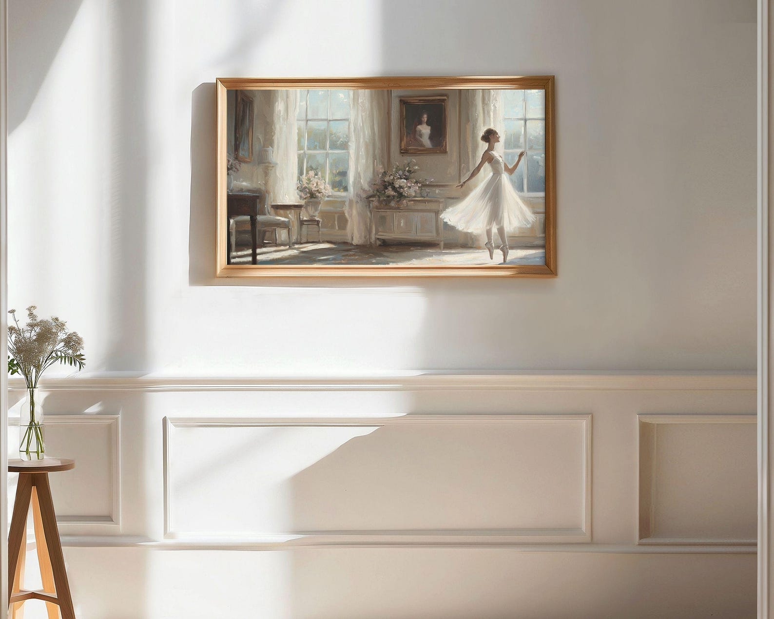 FRAME TV Art Ballerina Dancing, Samsung Frame Tv Art Ballet Dancer ...