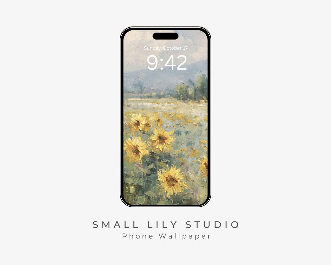 Sunflower Field Phone Wallpaper, Sunflowers iPhone Wallpaper, Yellow ...
