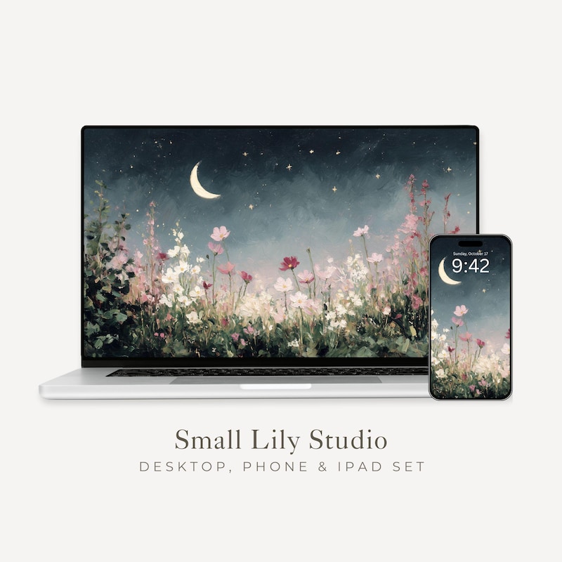 Garden Wallpaper Simple - Etsy
