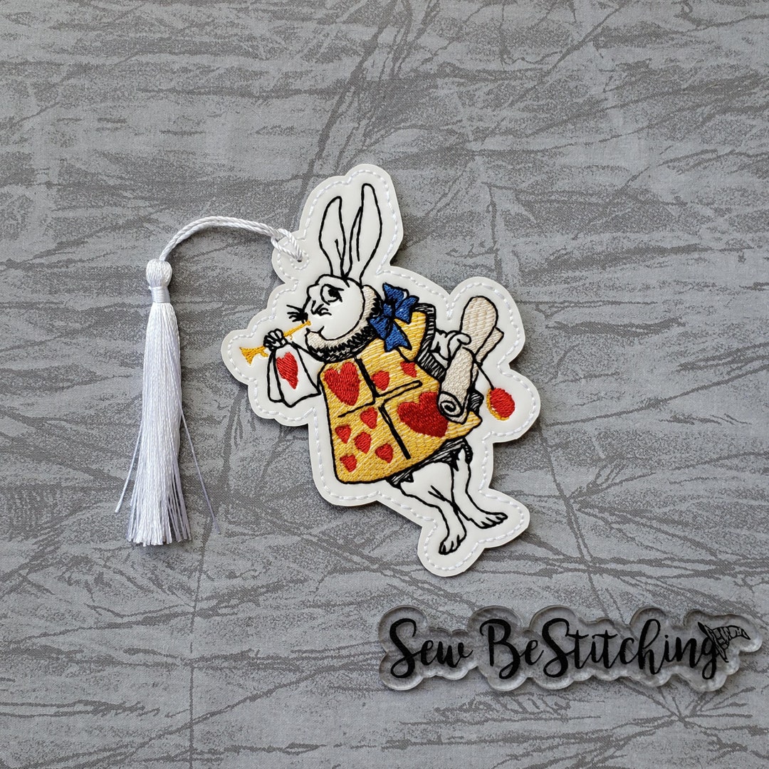 Rabbit Bookmark Ornament Playing Cards Reading Fairy Tale Classic Book ...