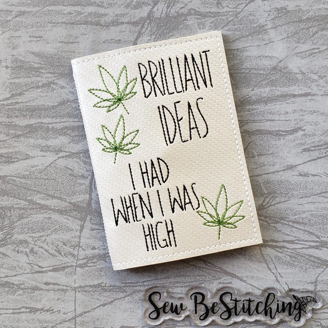 Brilliant Ideas I Had When I Was High Notebook Cover - Etsy