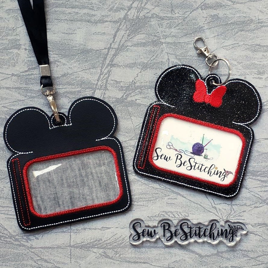 Mouse ID Badge Holder Cartoon Character Animated Movie TV Show Fan ...