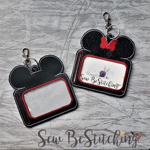 Mouse ID Badge Holder Cartoon Character Animated Movie TV - Etsy