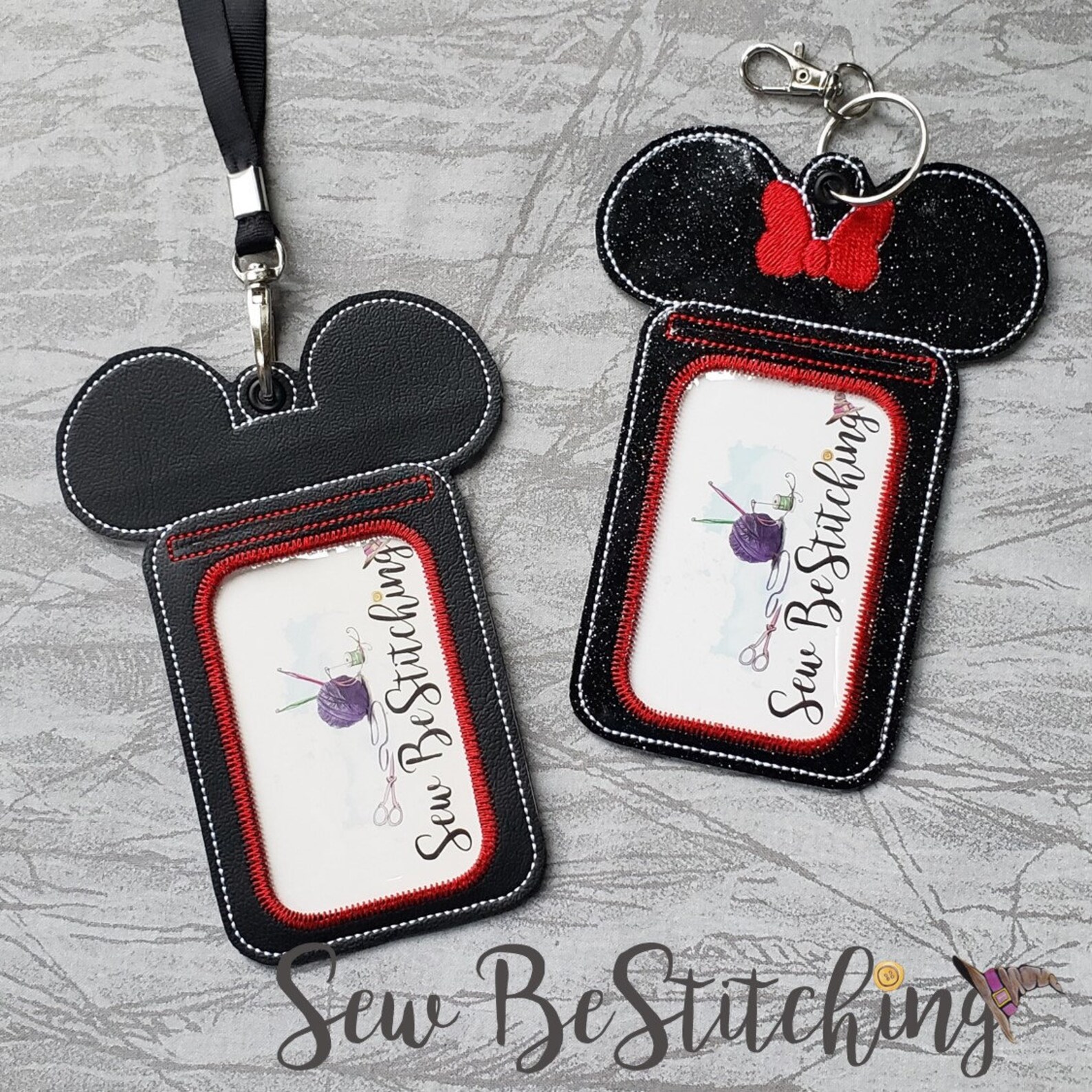 Mouse ID Badge Holder Cartoon Character Animated Movie TV - Etsy