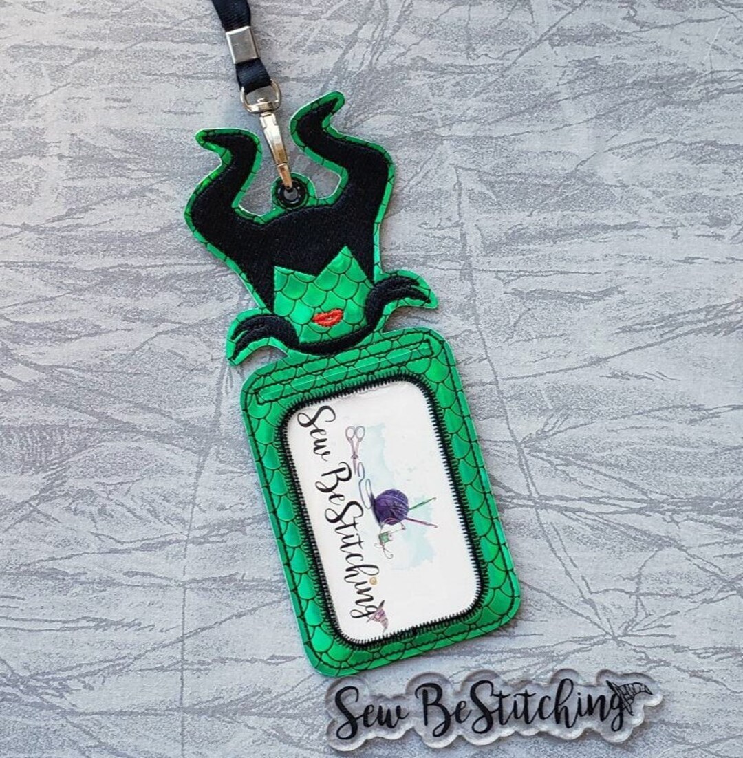 Evil Fairy ID Badge Holder Villian Fan Dragon Lover Magic World Land ...