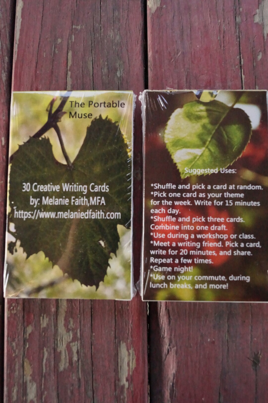 The Portable Muse: 30 Creative Writing Inspiration Cards - Etsy