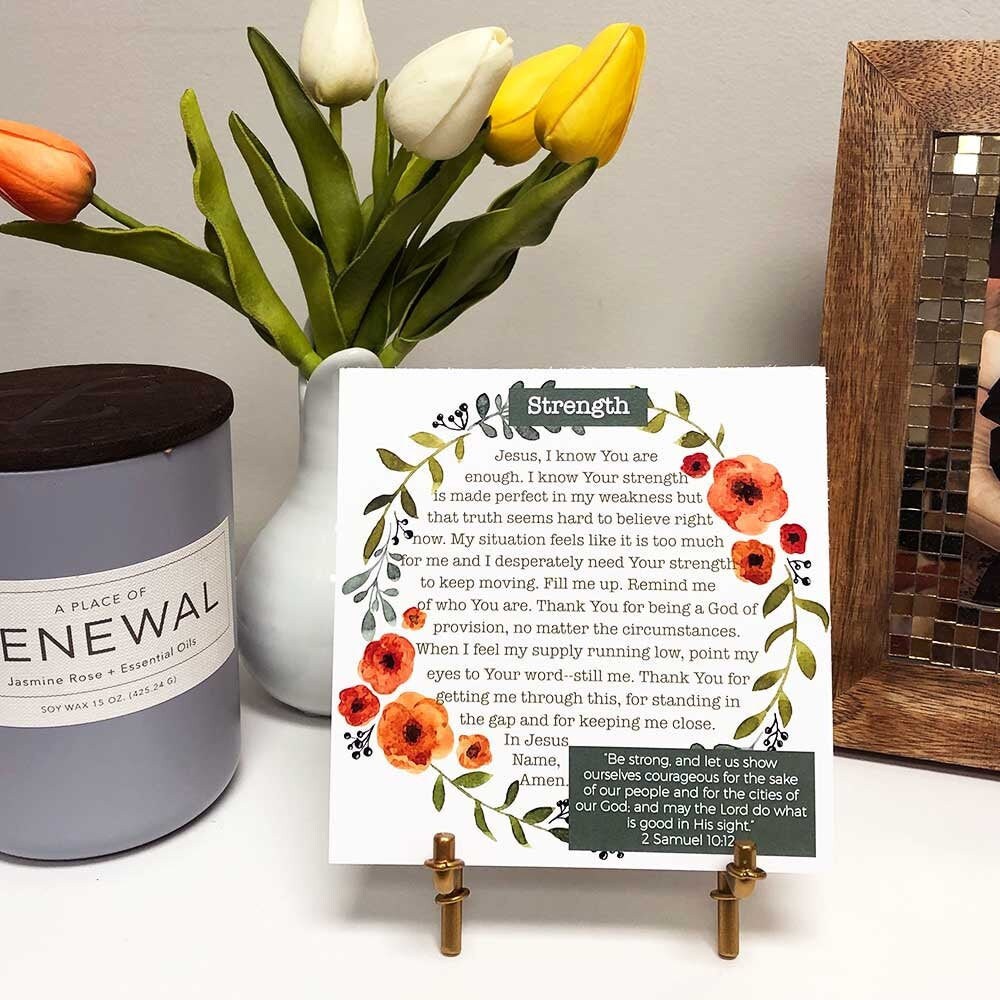 Prayer Cards W/stand - Etsy