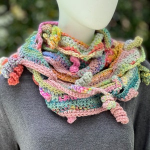 Sweet Thing Free-form Hand Fiber Art Scarf Accessory Hand Spun Yarns 84 ...