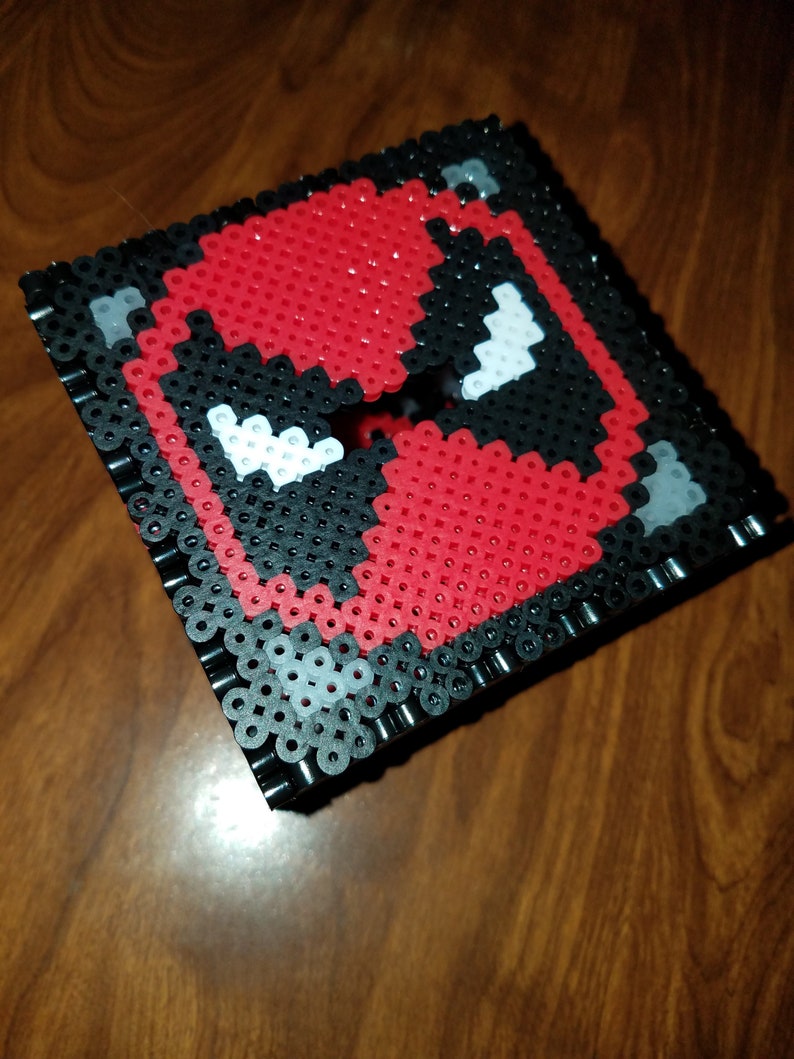 Super Hero Perler Bead Bank - Etsy