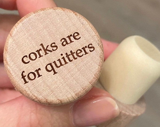 Teacher Fuel Wine Stopper Wine Corks Wood Wine Cork Wine Stoppers ...