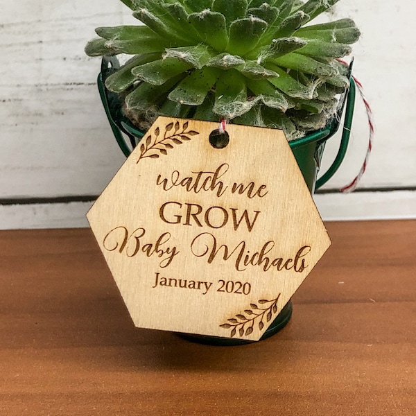 Watch Me Grow Tags - Etsy