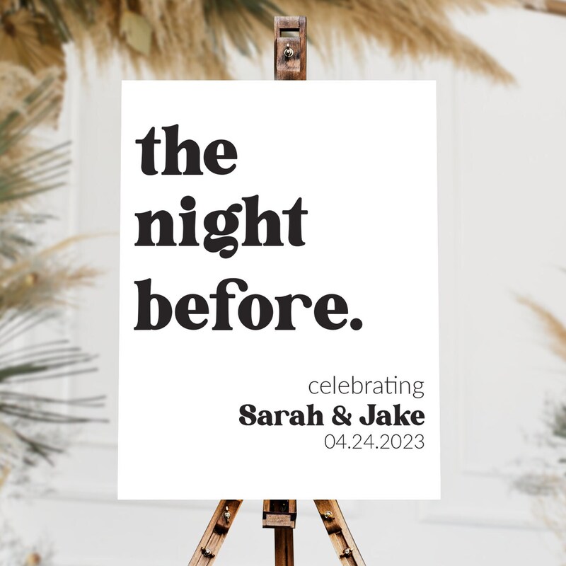 The Night Before - Etsy