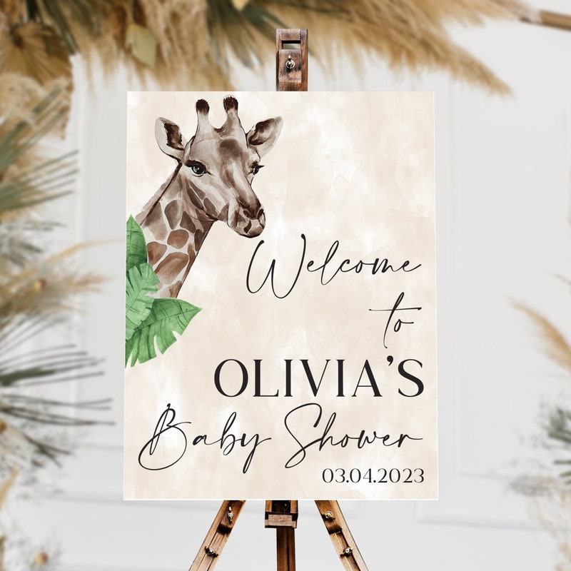 Giraffe Baby Shower - Etsy