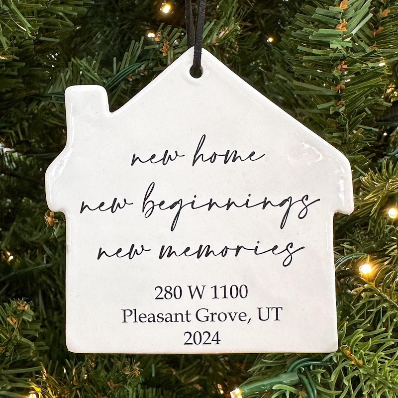 New Home Ornament - Etsy